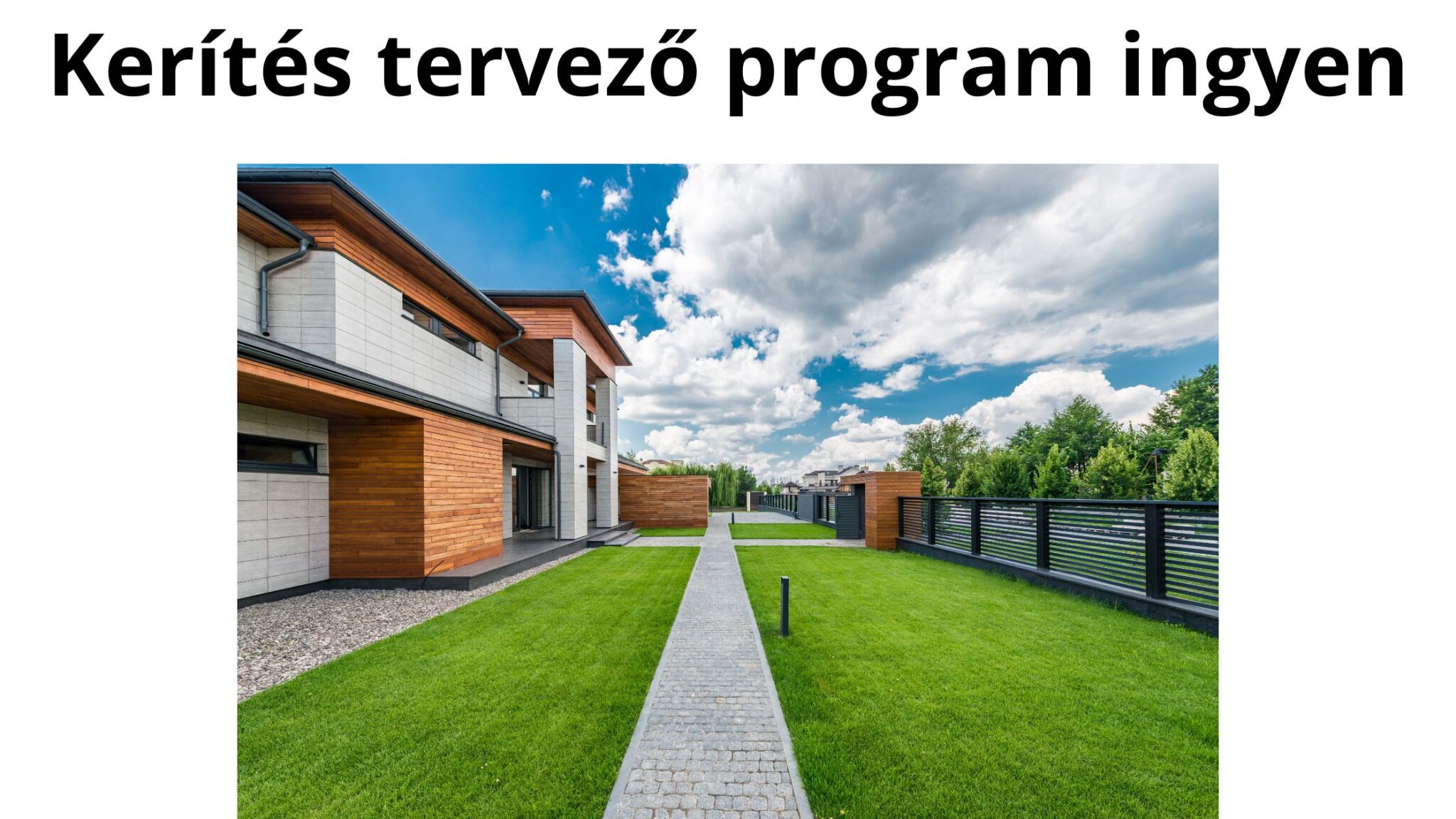Kerítés tervező program ingyen – Családi ház tervező